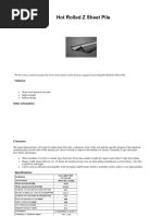 SCZ/SKZ Cold Formed Steel Sheet Piles | PDF | Structural Engineering ...