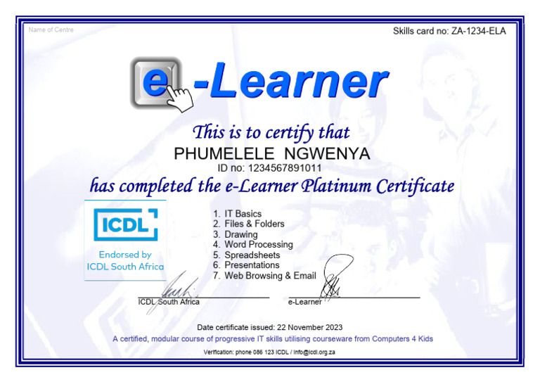 Sample-Certificate | PDF