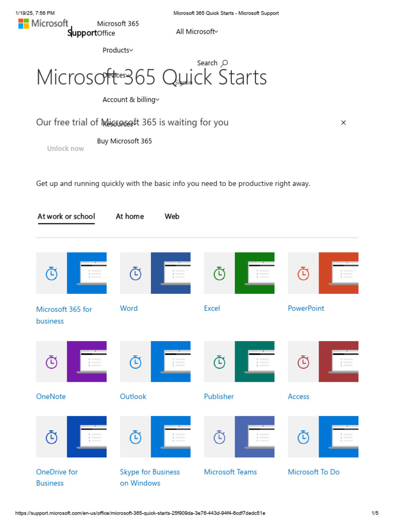 Microsoft 365 Quick Start Guide | PDF | Microsoft | Office Suites