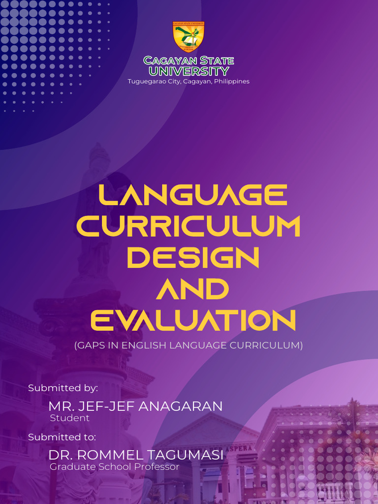 Jefjef-Anagaran-Gaps in English Language Curriculum | PDF