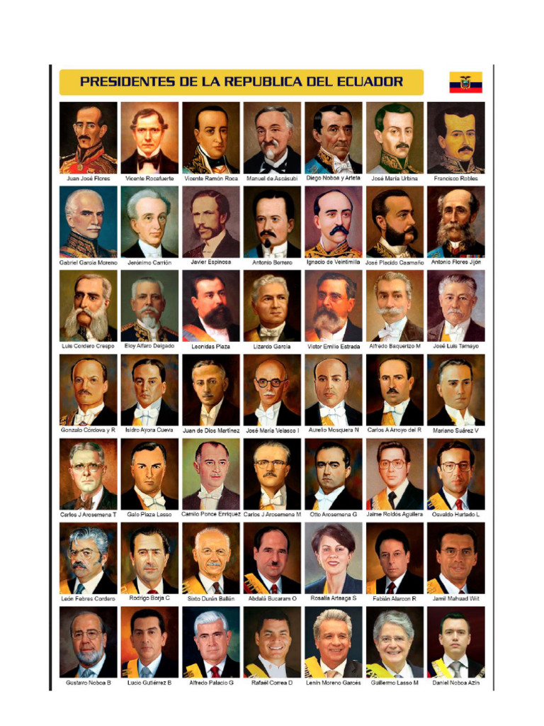Lamina De Los Presidentes Pdf