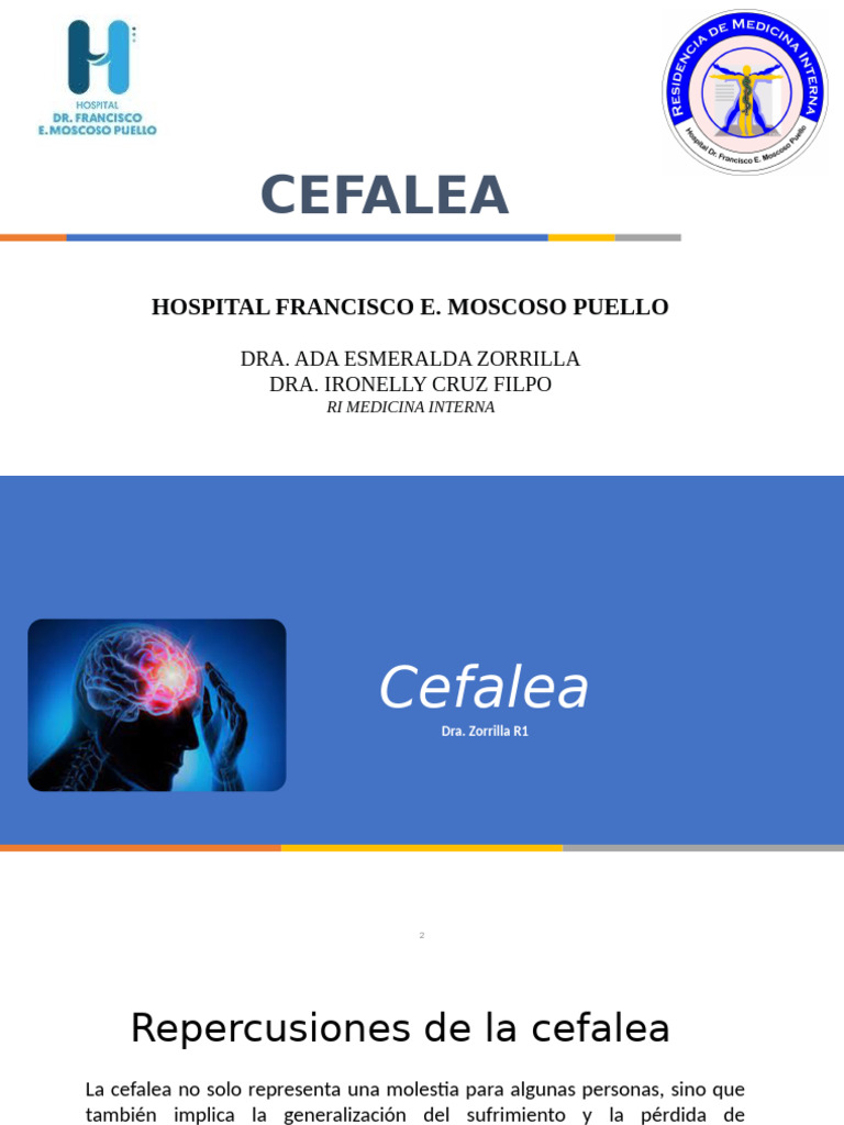 Cefalea: Tipos, Causas y Tratamientos | PDF | Dolor de cabeza | Migraña