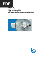 SPD910 - Technical Datasheet | PDF | Switch | Pressure Measurement