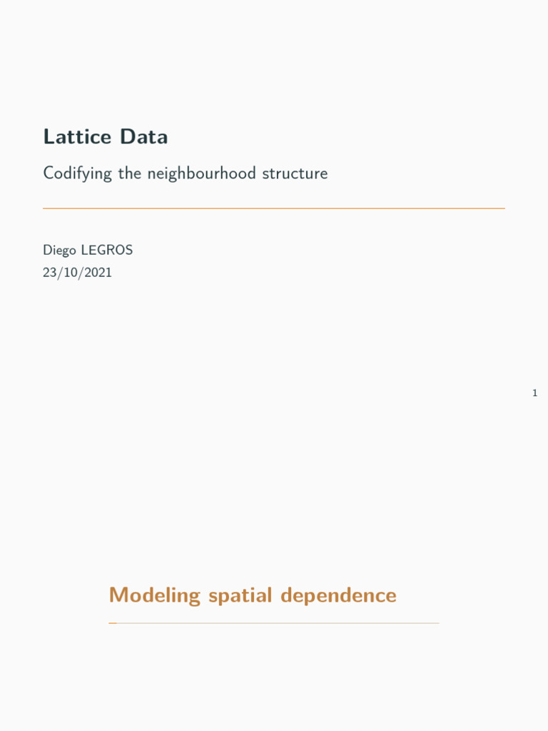 Lattice Data 2 | PDF | Matrix (Mathematics) | Spatial Analysis