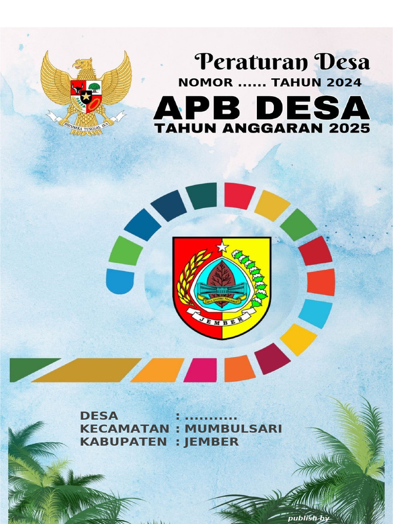 Contoh Draf - 2025 - Perdes Apb Desa | PDF