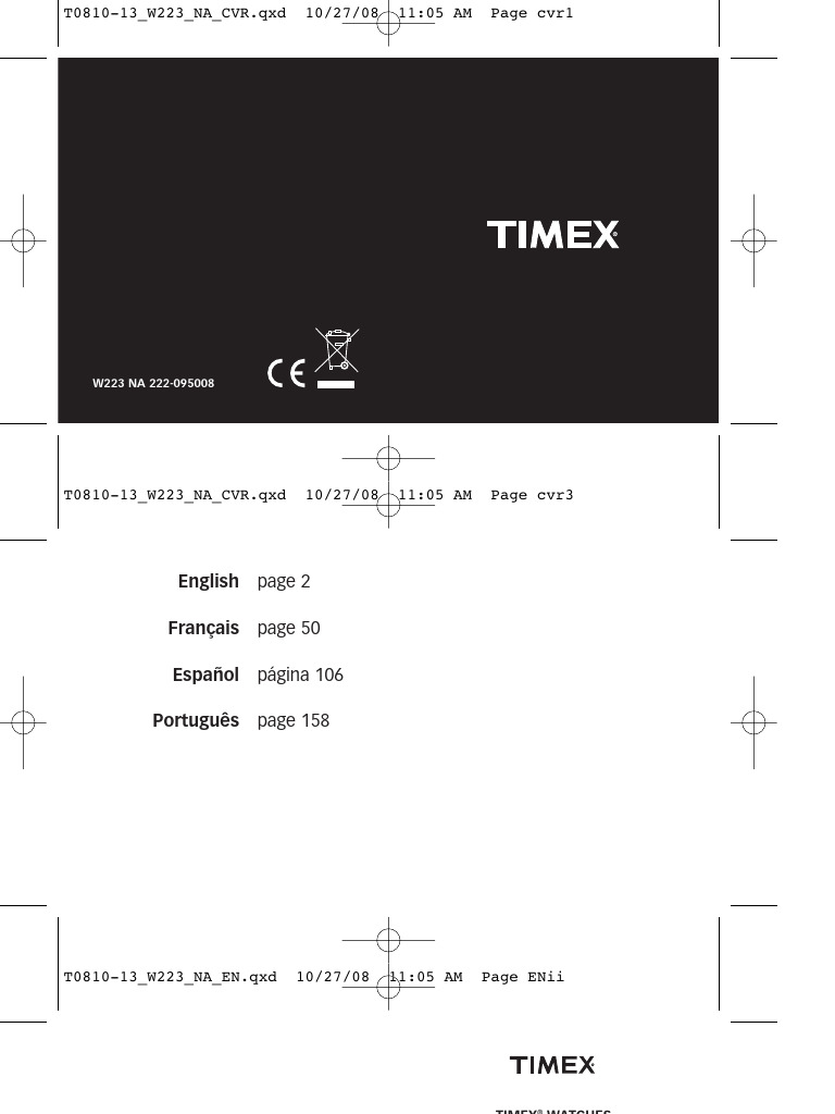 TImex | PDF | Clock | Portable Tools