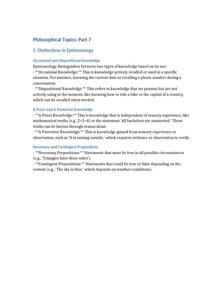 Philosophical Topics Part7 Redo | PDF