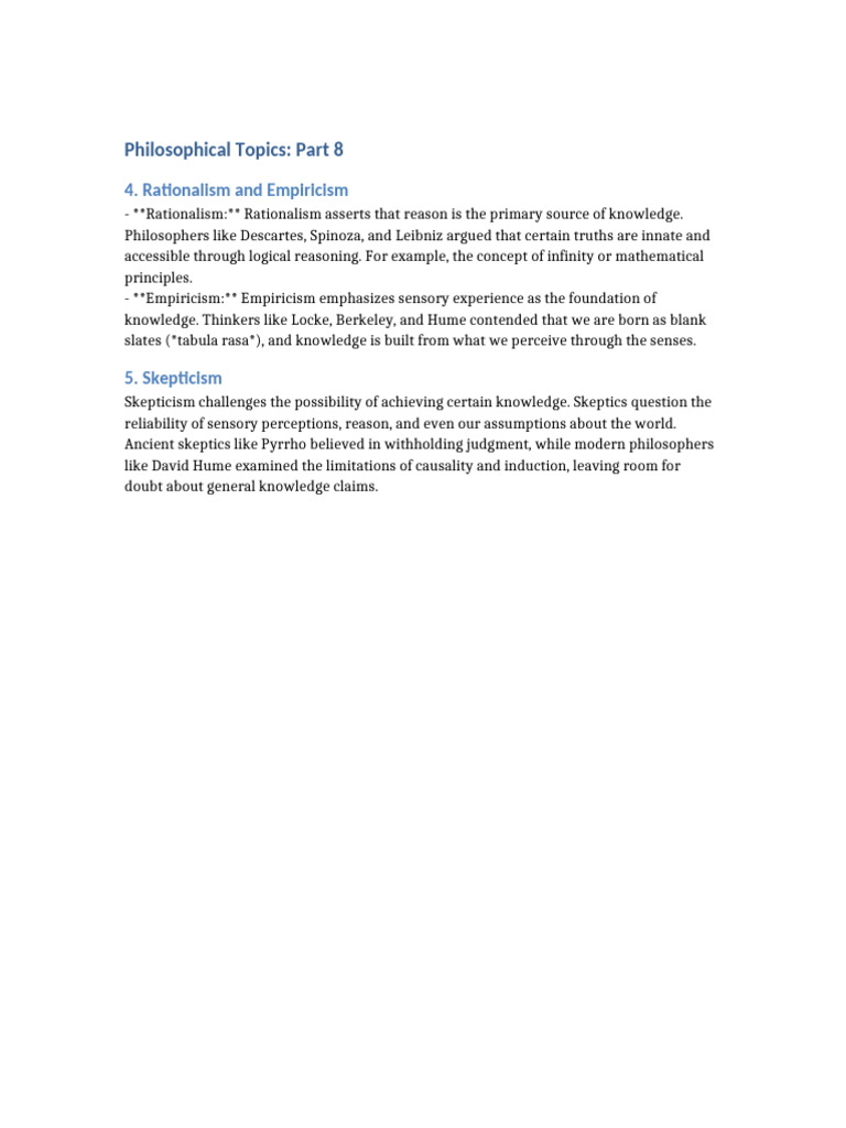 Philosophical Topics Part8 Redo | PDF