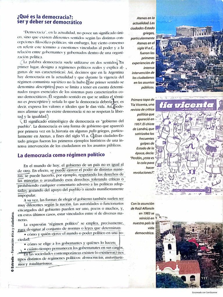 Democracia - Concepto. Reglas | PDF