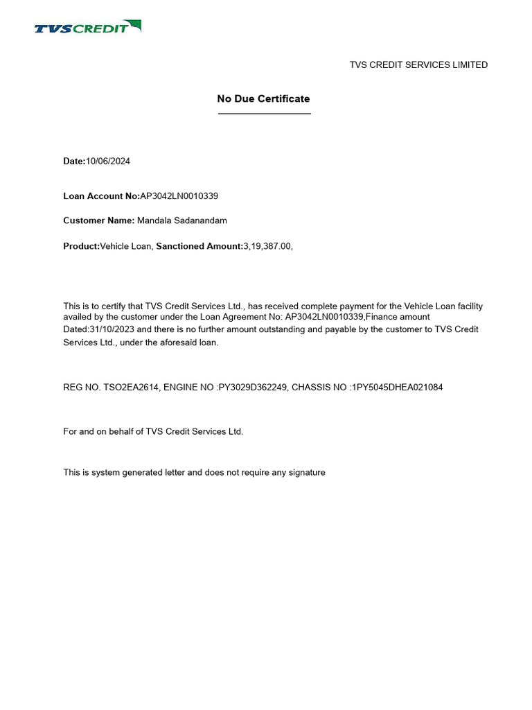 Tvs Noc.docx - Google Docs11 | PDF