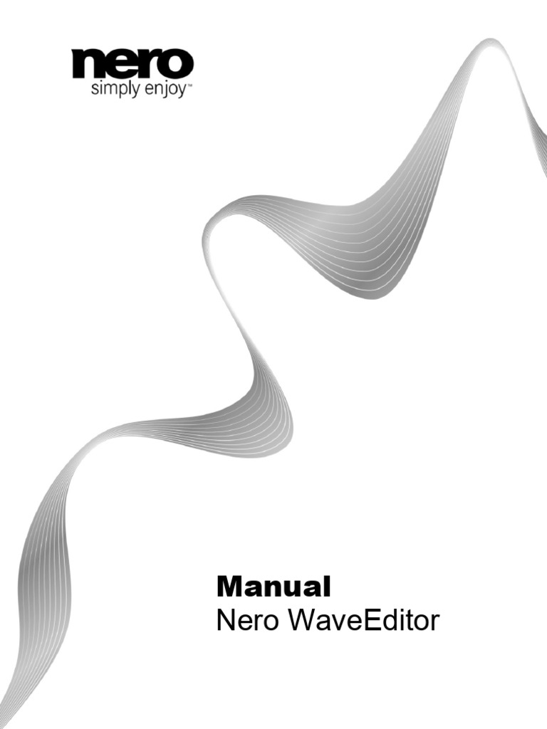 Manual Nero Waveeditor | PDF | Derechos de autor | Ventana (informática)