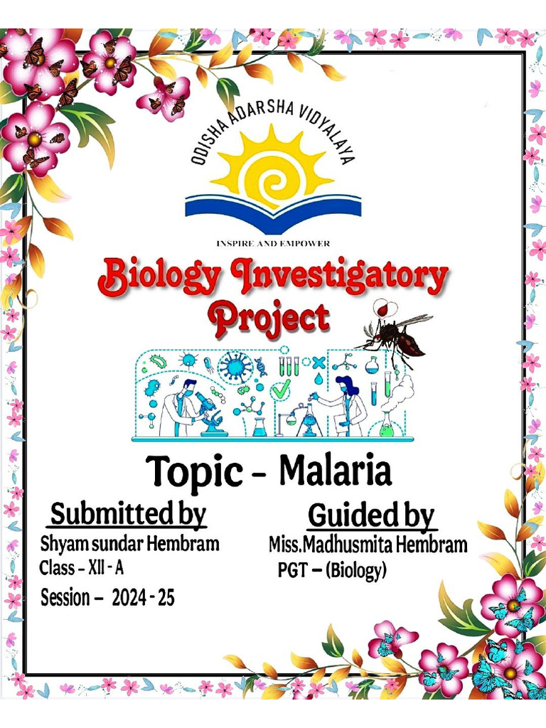 Biology Investigatory Project by Shyam - 1 | PDF