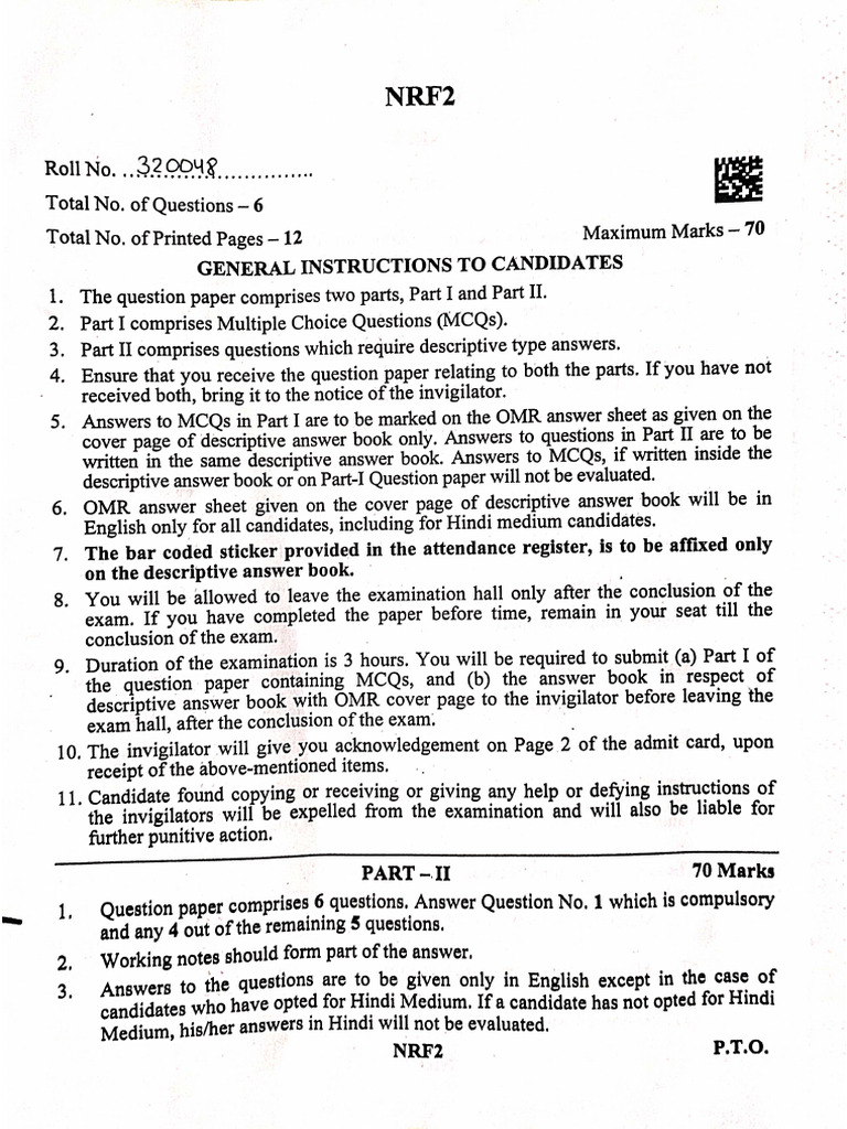 Paper 5 - ICAI CA | PDF
