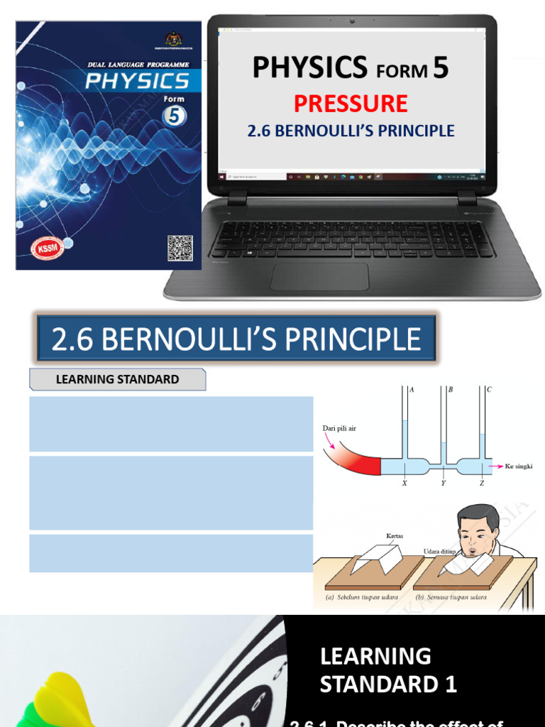 Physics: Bernoulli’s Principle | PDF | Lift (Force) | Pressure