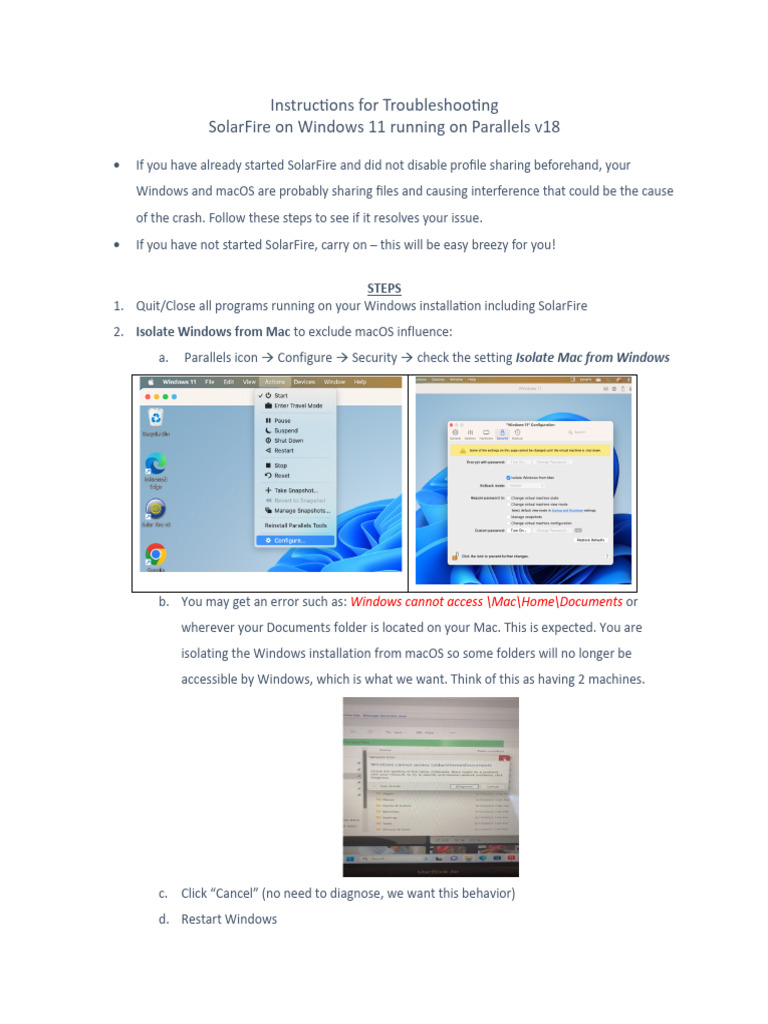 Solar File On Windows 11 Parallelsv 18 | PDF | Computer File | Operating System Technology