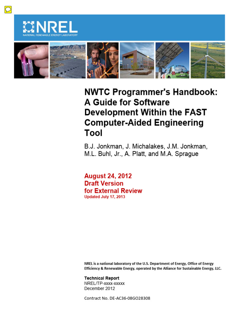 NWTC Programmers Handbook (1) | PDF | Version Control | Parameter (Computer Programming)