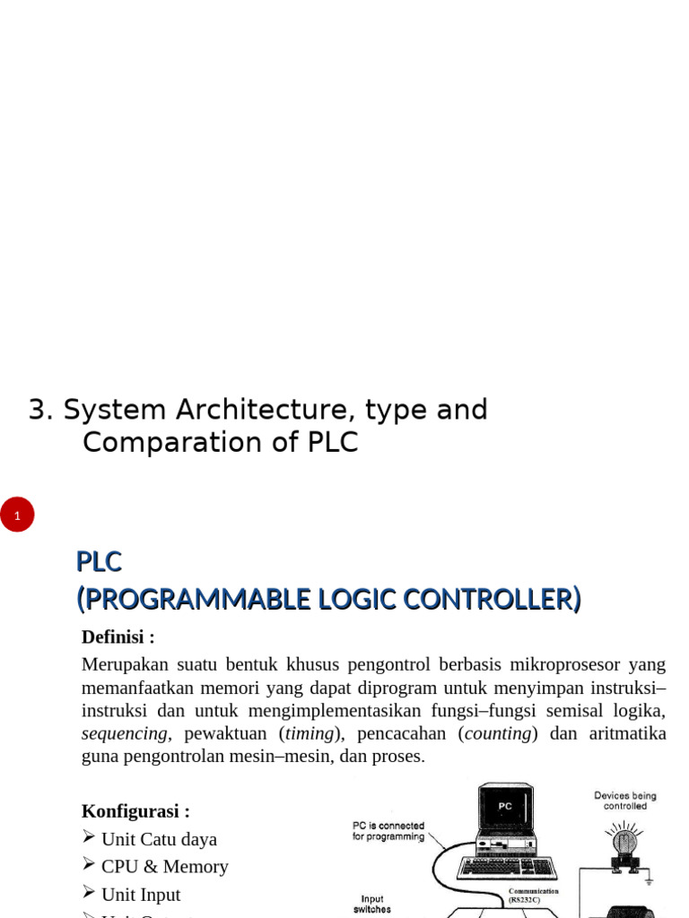 System Architecture, Type and Comparation of PLC | PDF | Programmable Logic Controller ...