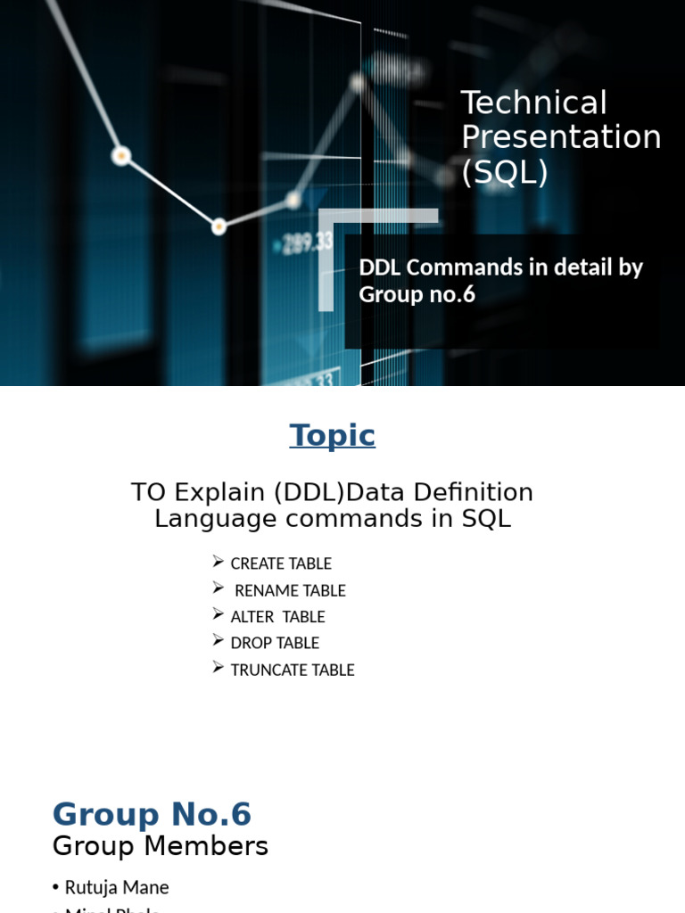 SQL DDL Commands Explained: CREATE, ALTER | PDF