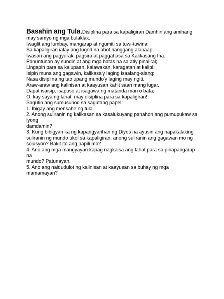 ESP 3rd Quarter | PDF