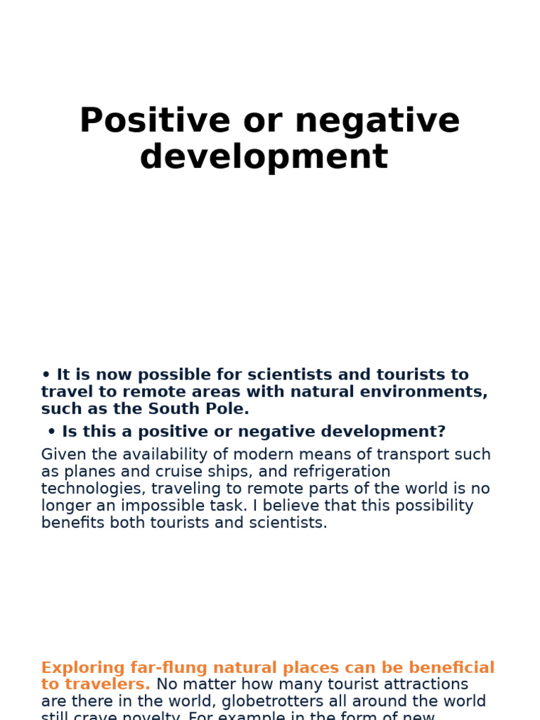 Positive or Negative Development | PDF | Fashion | Learning