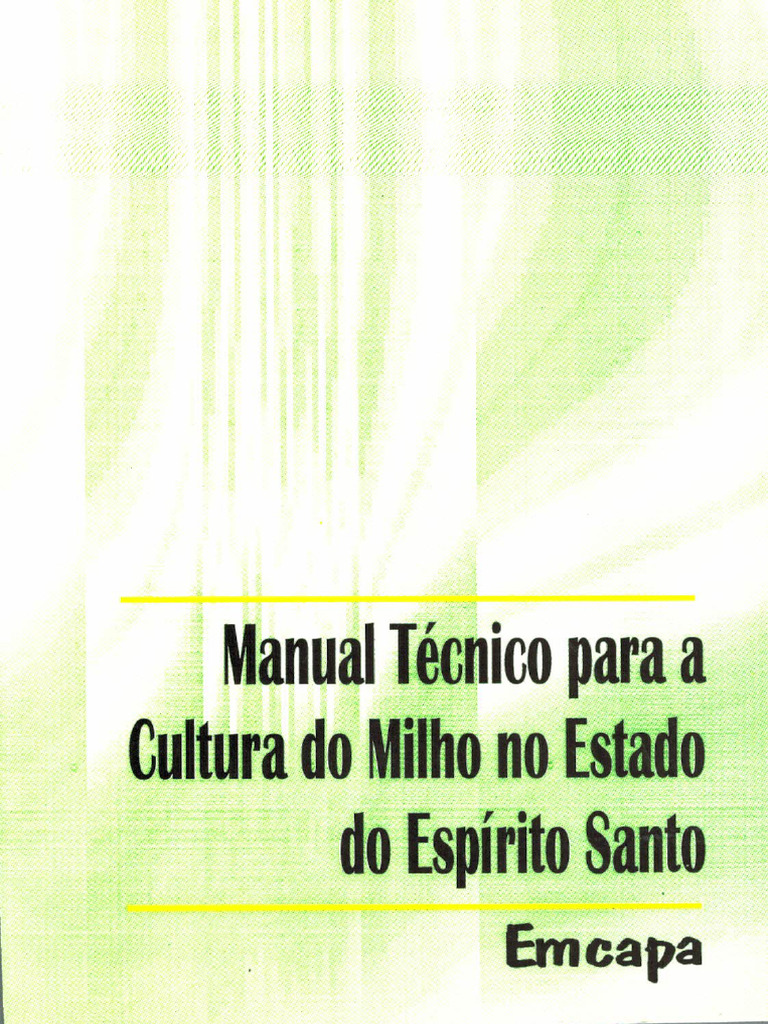 BRT Manualtecnicoparaaculturadomilhonoestadodoes Emcapa | PDF