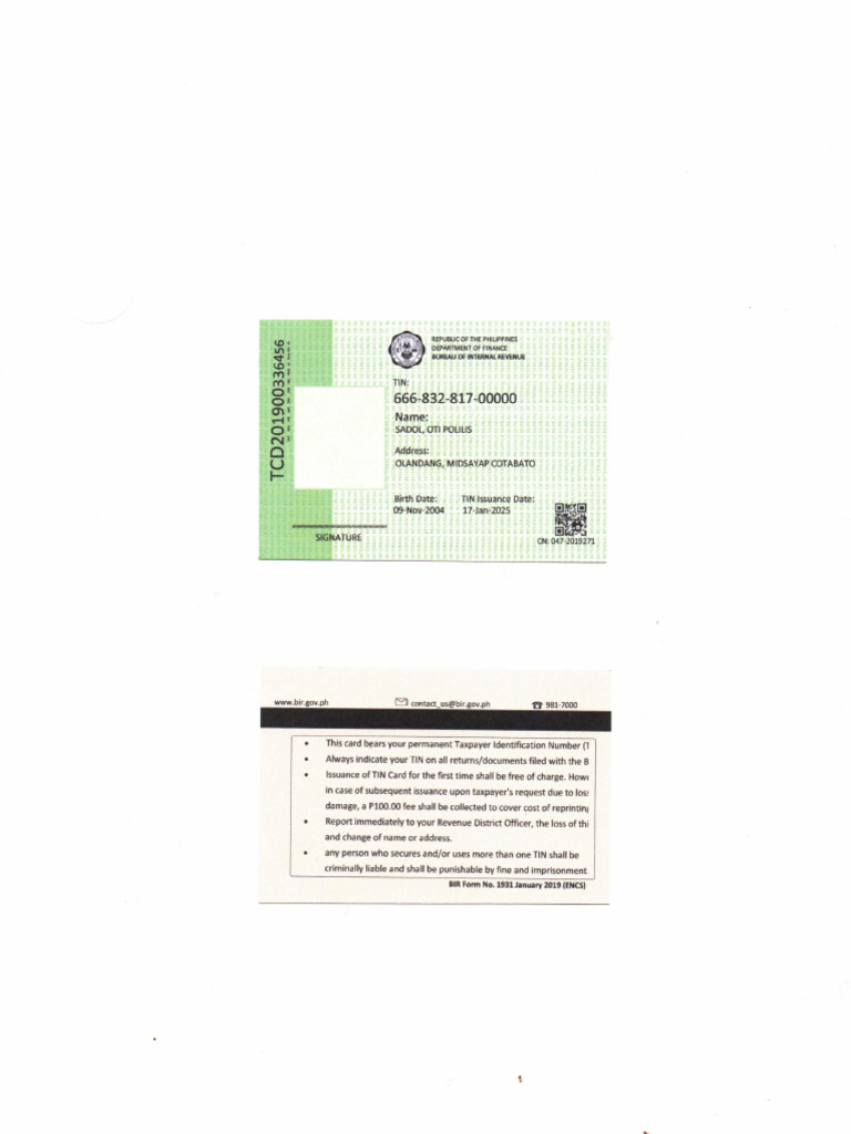 Oti Tin Id20250118 - 00414745 | PDF