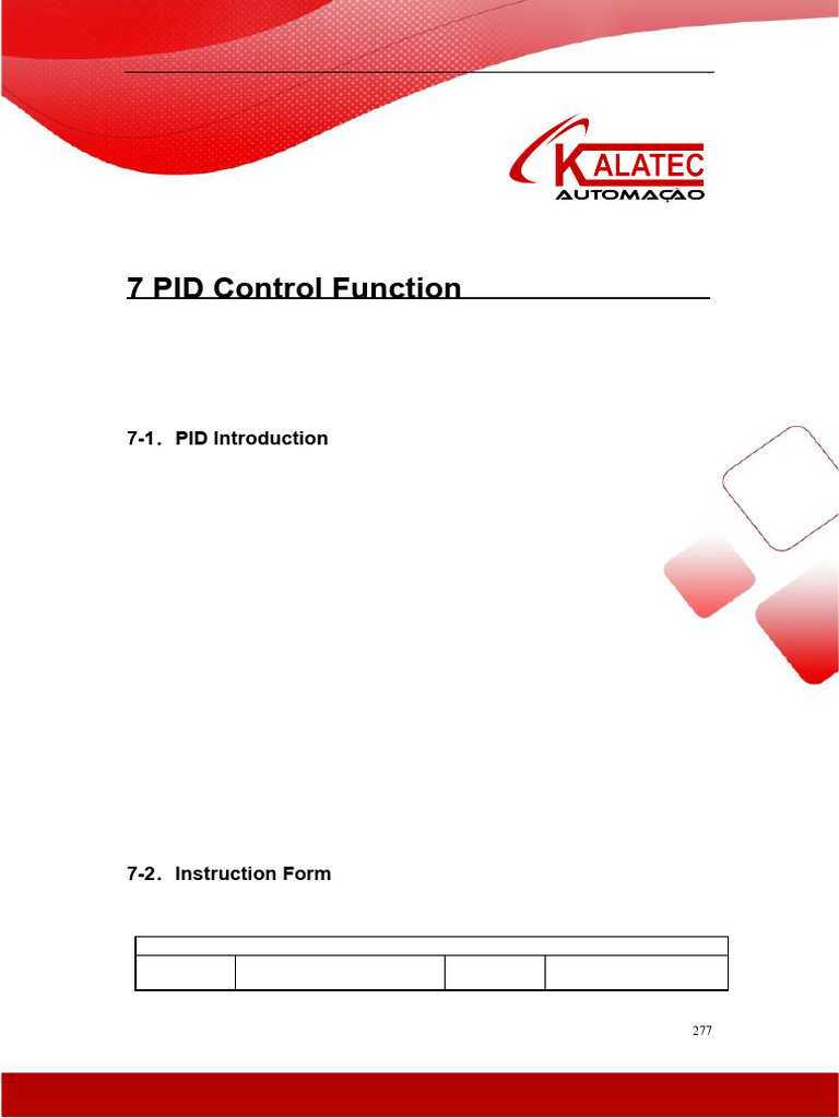 Manual Instrucao PID | PDF | Parameter (Computer Programming) | Computer Engineering