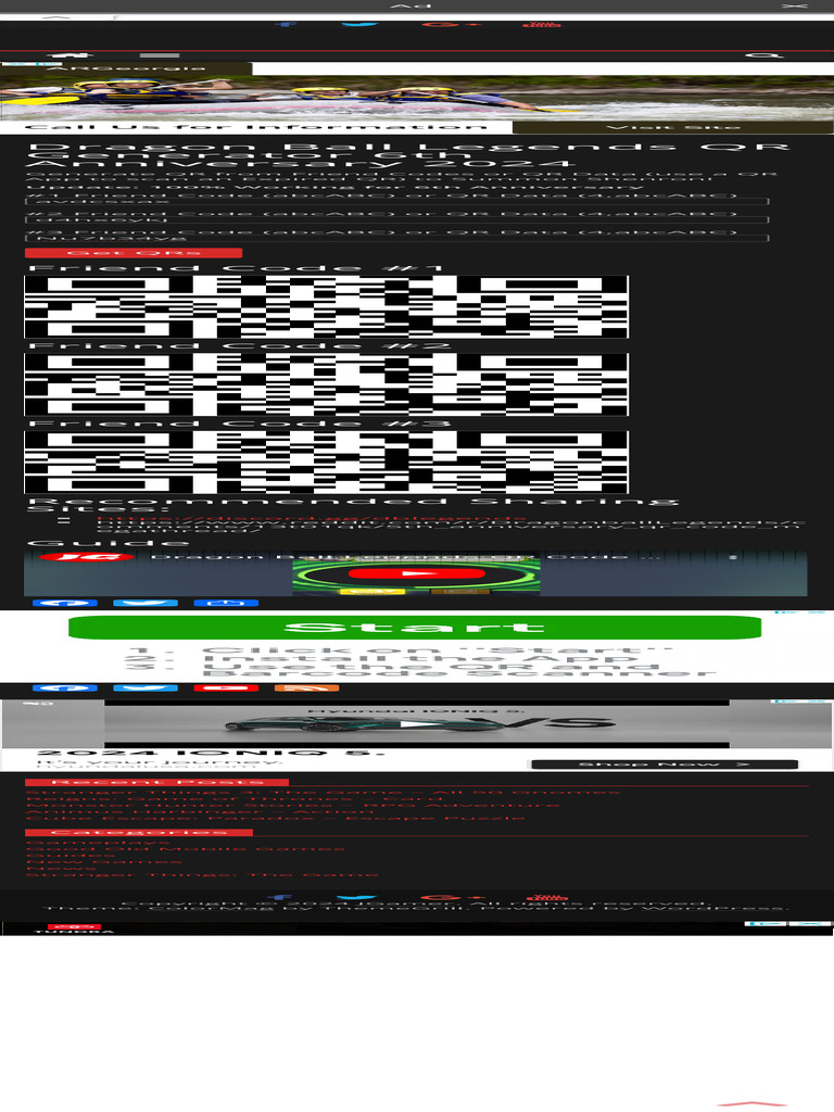 Dragon Ball Legends QR Generator 6th Anniversary 2024 - JGamer 2 | PDF