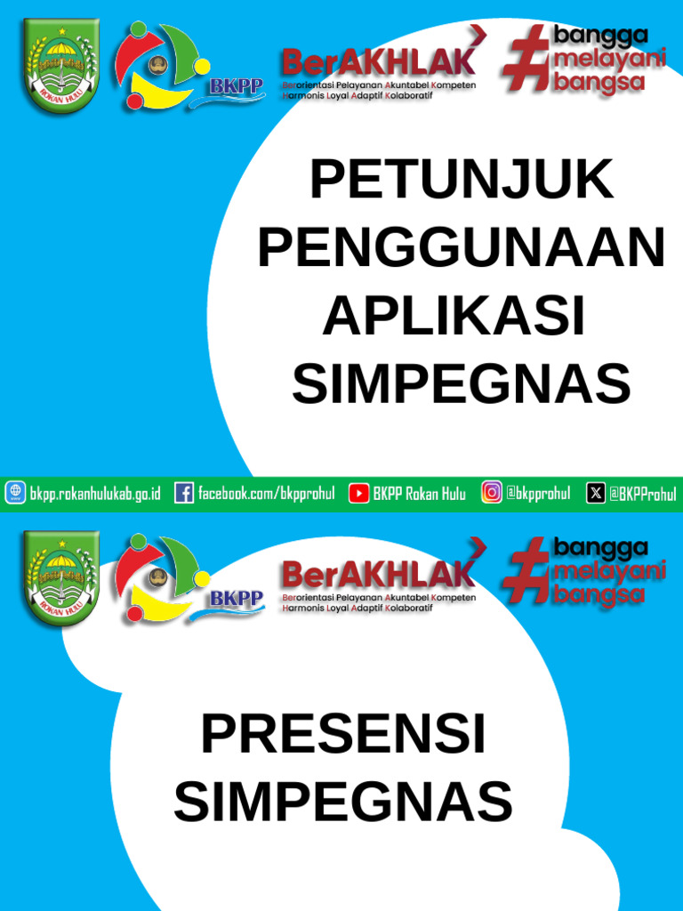 Petunjuk Presensi Simpegnas Rokan Hulu V3 | PDF