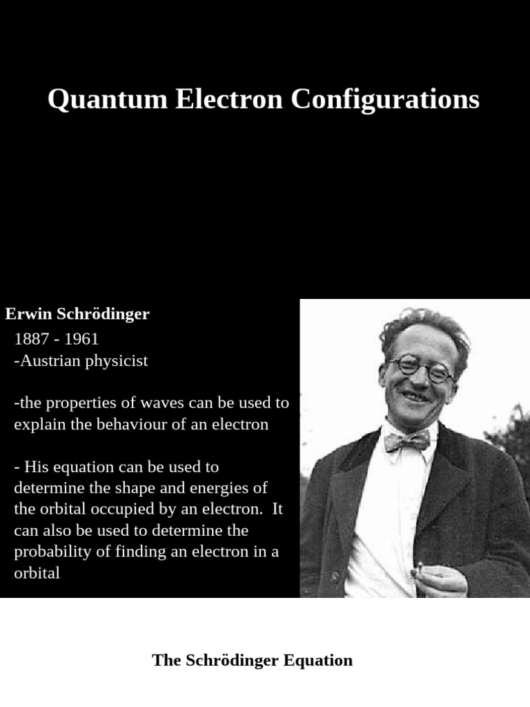 Quantum Theory (1) | PDF | Atomic Orbital | Electron Configuration