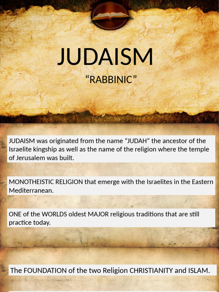 NAVIDADJULIETPHistoryandoriginof Judaism Moses Abrahamandthe Kingsand ...