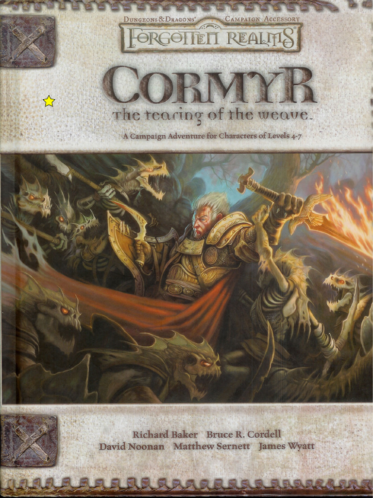 Forgotten Realms - Cormyr The Tearing of The Weave | PDF