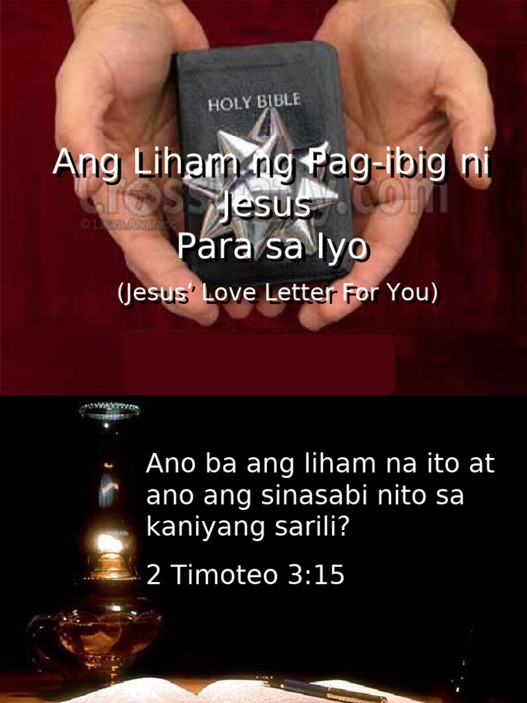 01 Jesus' Love Letter For You | PDF