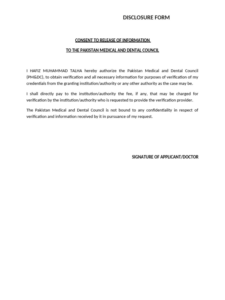 Consent Form Nre | PDF