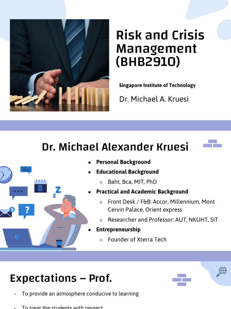 Risk and Crisis Management in Hospitality | PDF | Risk | Crisis Management