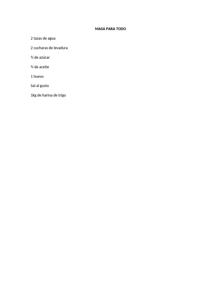 Masa | PDF