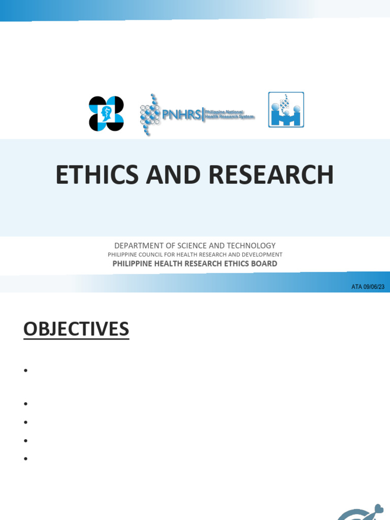 Topic-3 - Ethics and Research - ACEdits - 26august2024 | PDF | Institutional Review Board ...