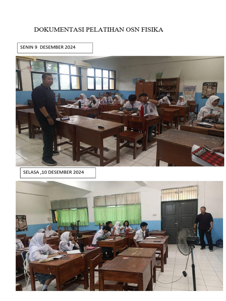 DOKUMENTASI PELATIHAN OSN FISIKA 1docx | PDF