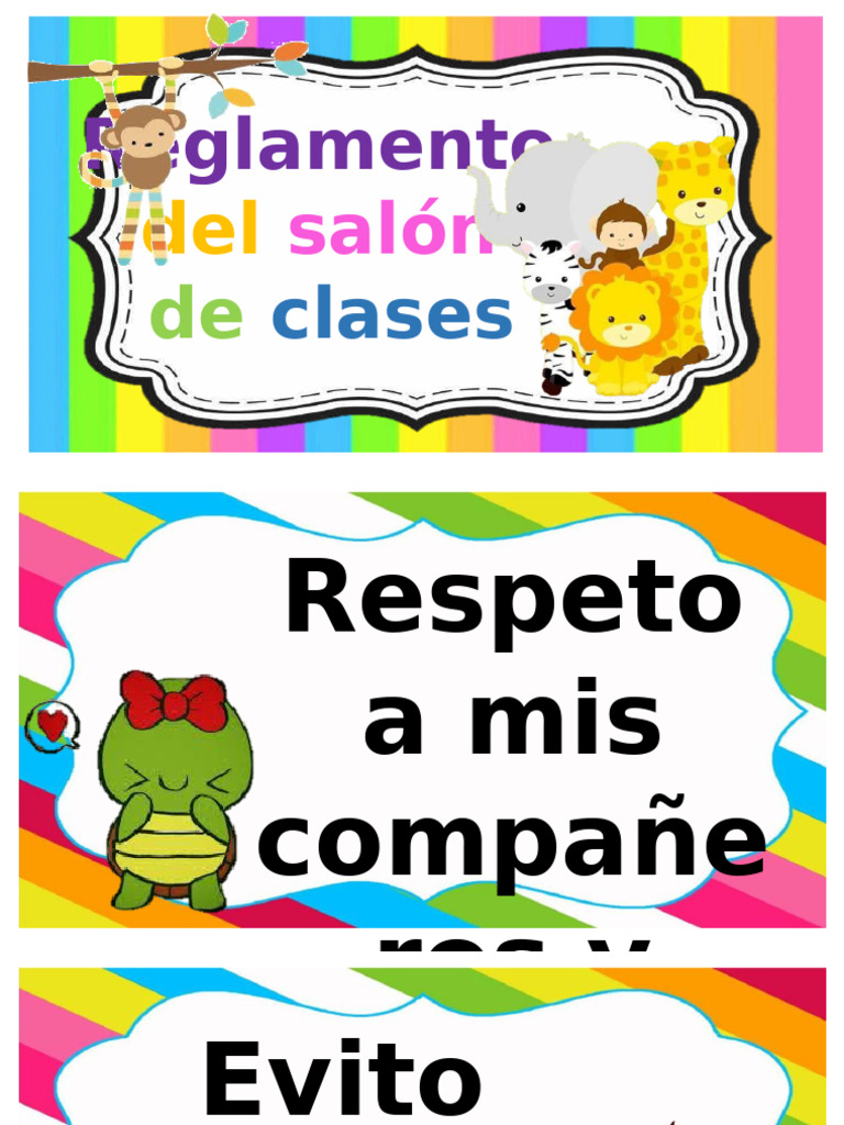 Reglamento de Clases | PDF