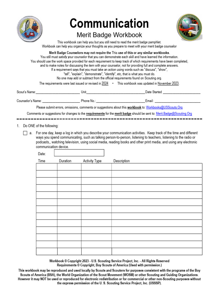 Communication | PDF | Communication | Scouting