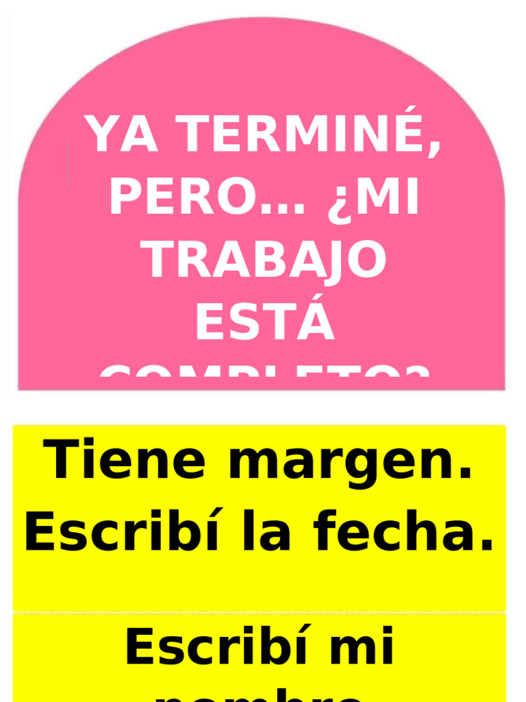 Ya Terminé Mi Trabajo | PDF
