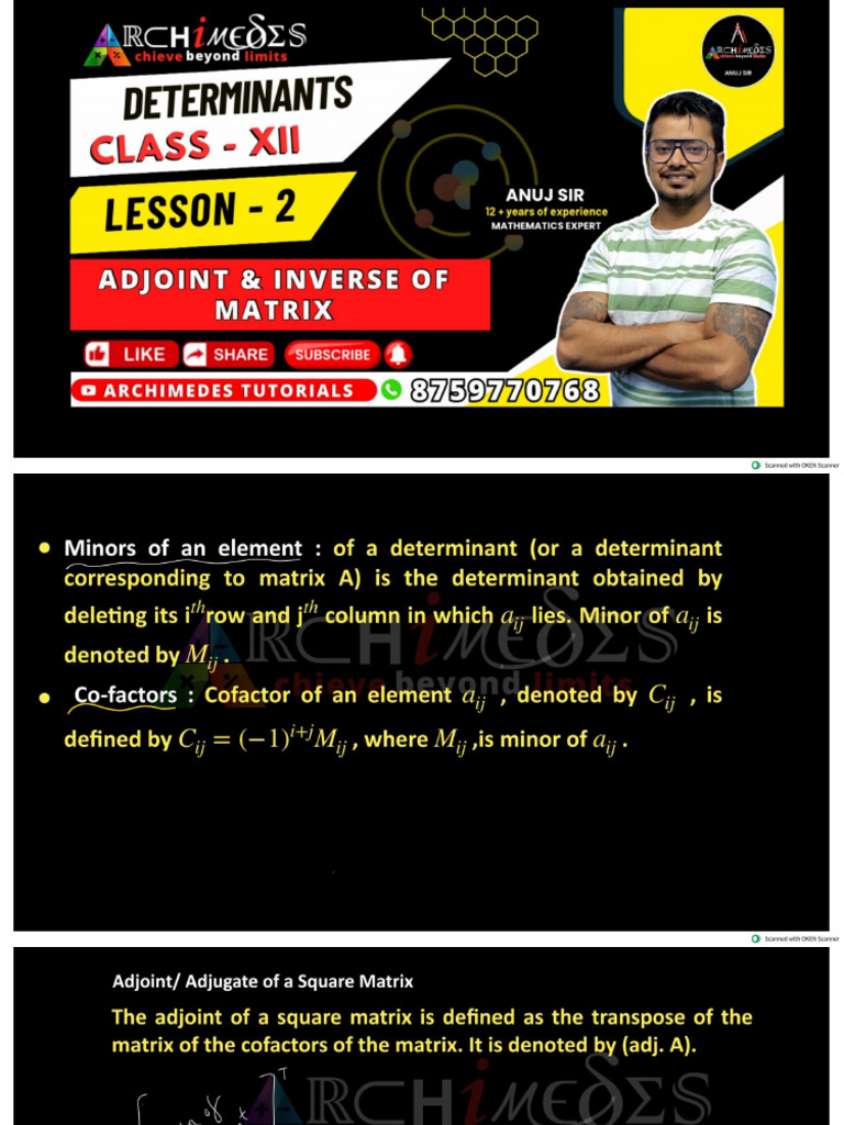 determinant 2 | PDF