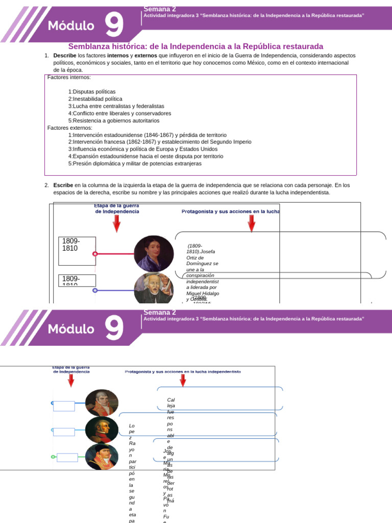 01S.04 M09 - S2 - AI3 - Semblanza Histórica de La Independencia A La ...