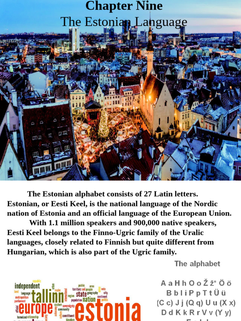 Overview of the Estonian Language | PDF | Word | Preposition And ...