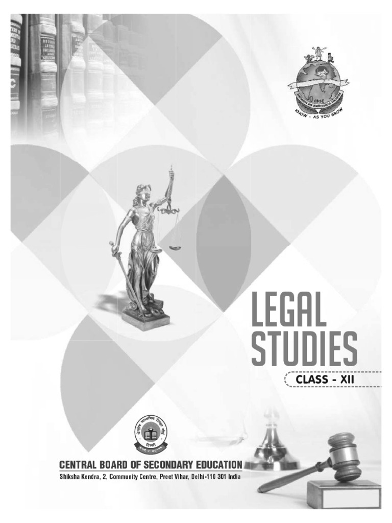 NCERT Class 12 Legal Studies | PDF