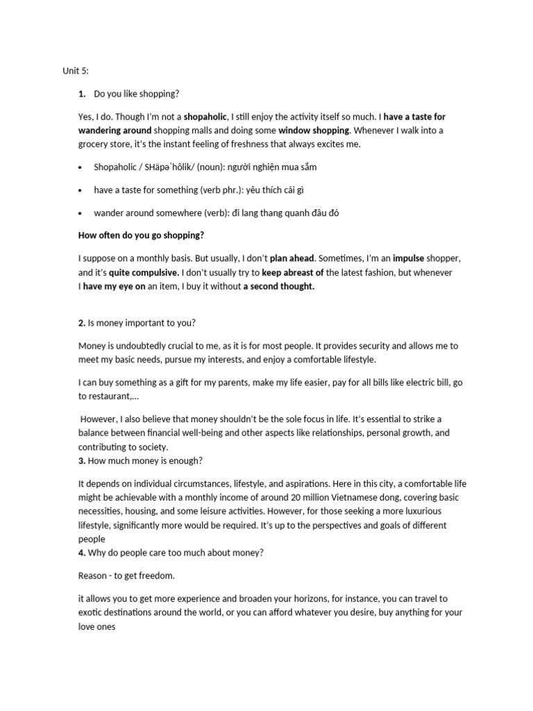 Unit 5 | PDF | Economies