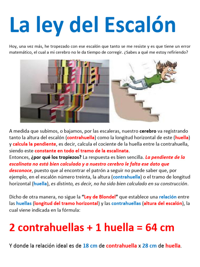 La Ley Dell Escalón - IDEM Pro | PDF | Escalera