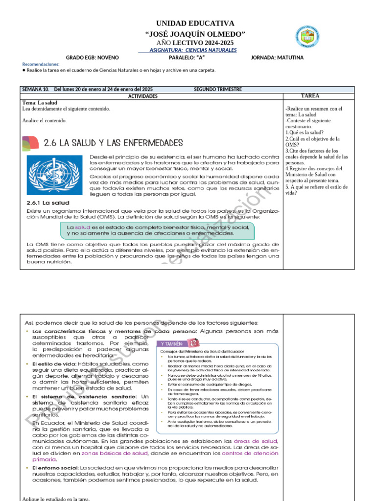 9no Egb. Segundo Trimestre - CCNN | PDF