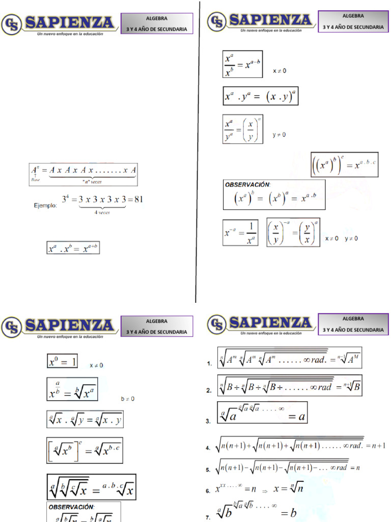 algebra tema 2 | PDF