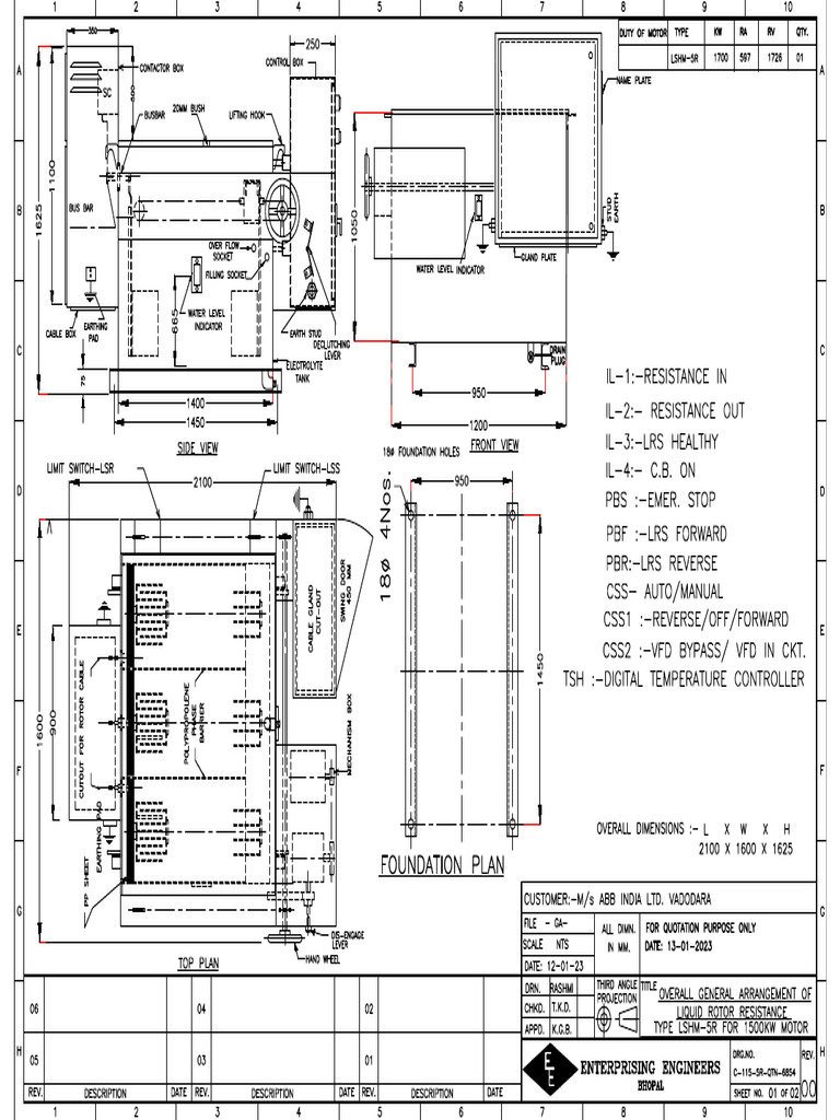 6854-GA Drawing Witn BOM | PDF | Switch | Relay